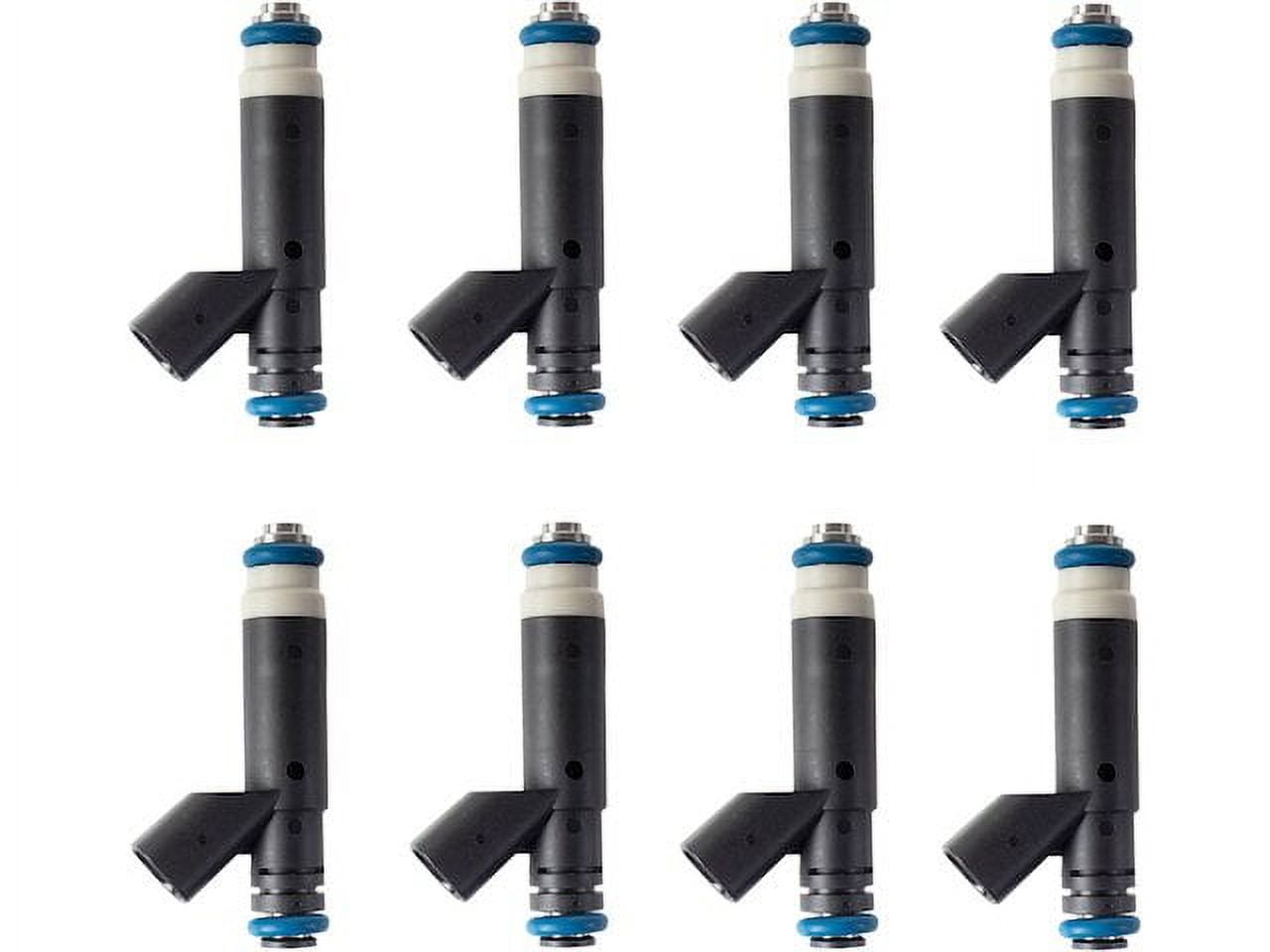Fuel Injector Set 8 Piece - Compatible with 2000 Dodge Durango 4.7L V8 ...