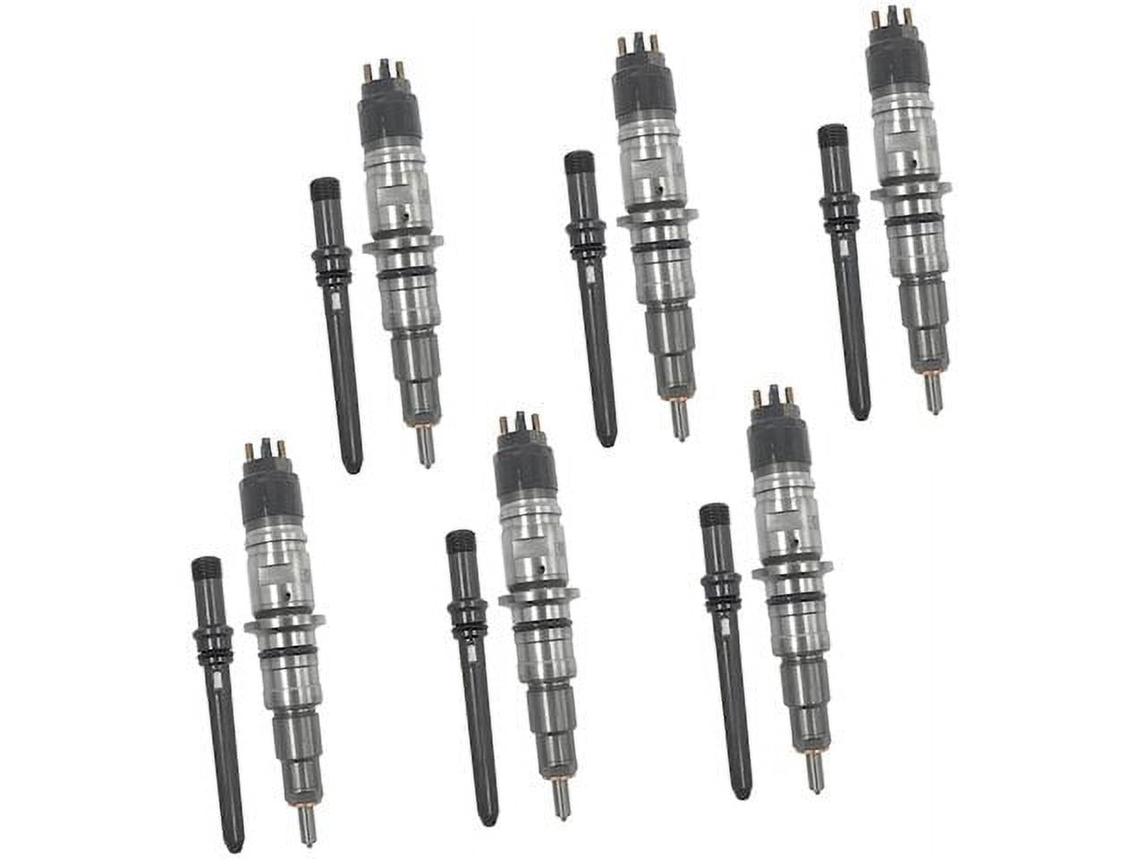 Fuel Injector Set with Tubes - 12 Piece - Compatible with 2007 - 2010 ...