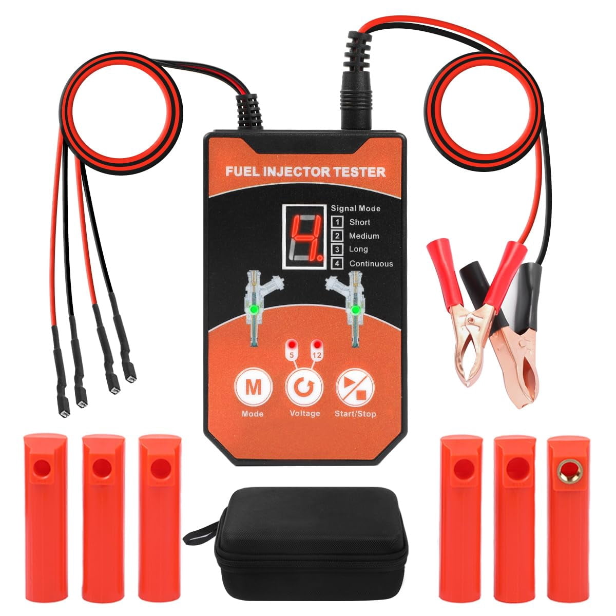 Fuel Injector Tester Cleaner Tool Kit 8 Pulse Injector Tester 2 Fuel ...