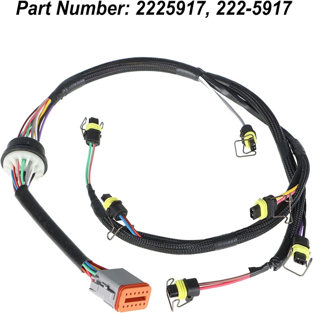 Fuel Injector Wiring Harness 222-5917 for CAT C7 Engine Excavator ...