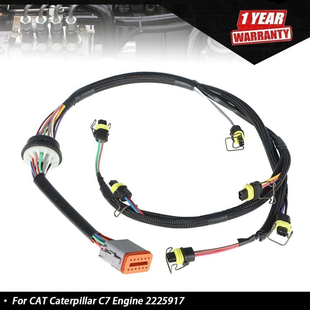 Fuel Injector Wiring Harness for C7 Diesel CAT Caterpillar Replaces 222 ...
