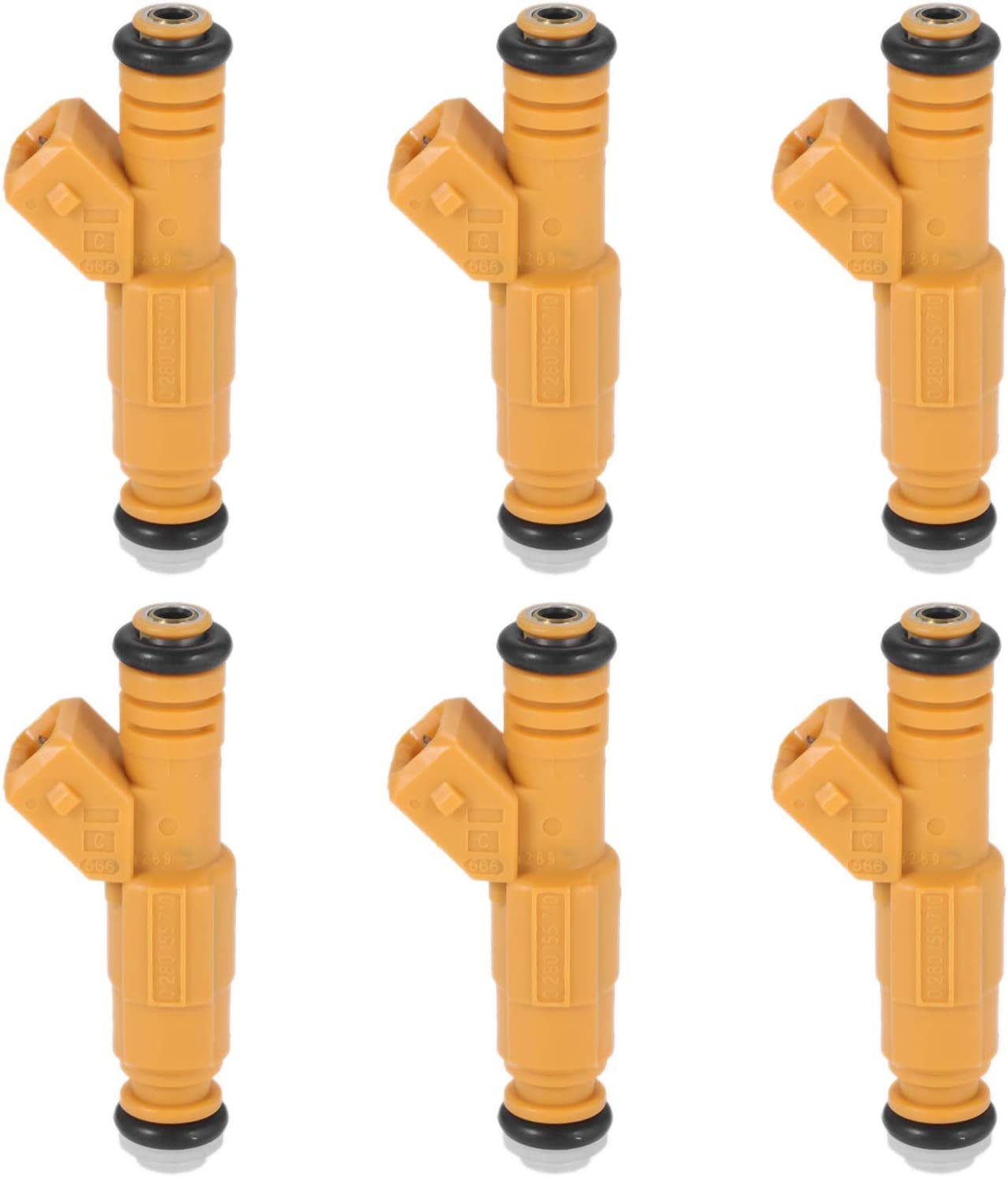 Fuel Injectors 0280155710 Compatible with Jeep Cherokee Grand Cherokee ...