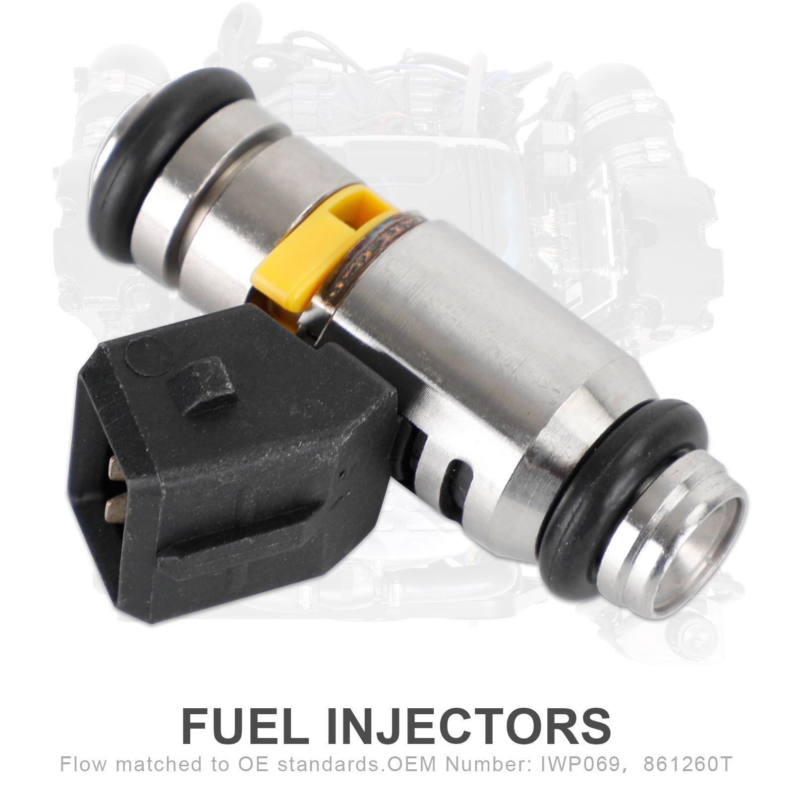 Fuel Injectors 861260T For Fiat Marine Mercruiser IWP069 - Walmart.com
