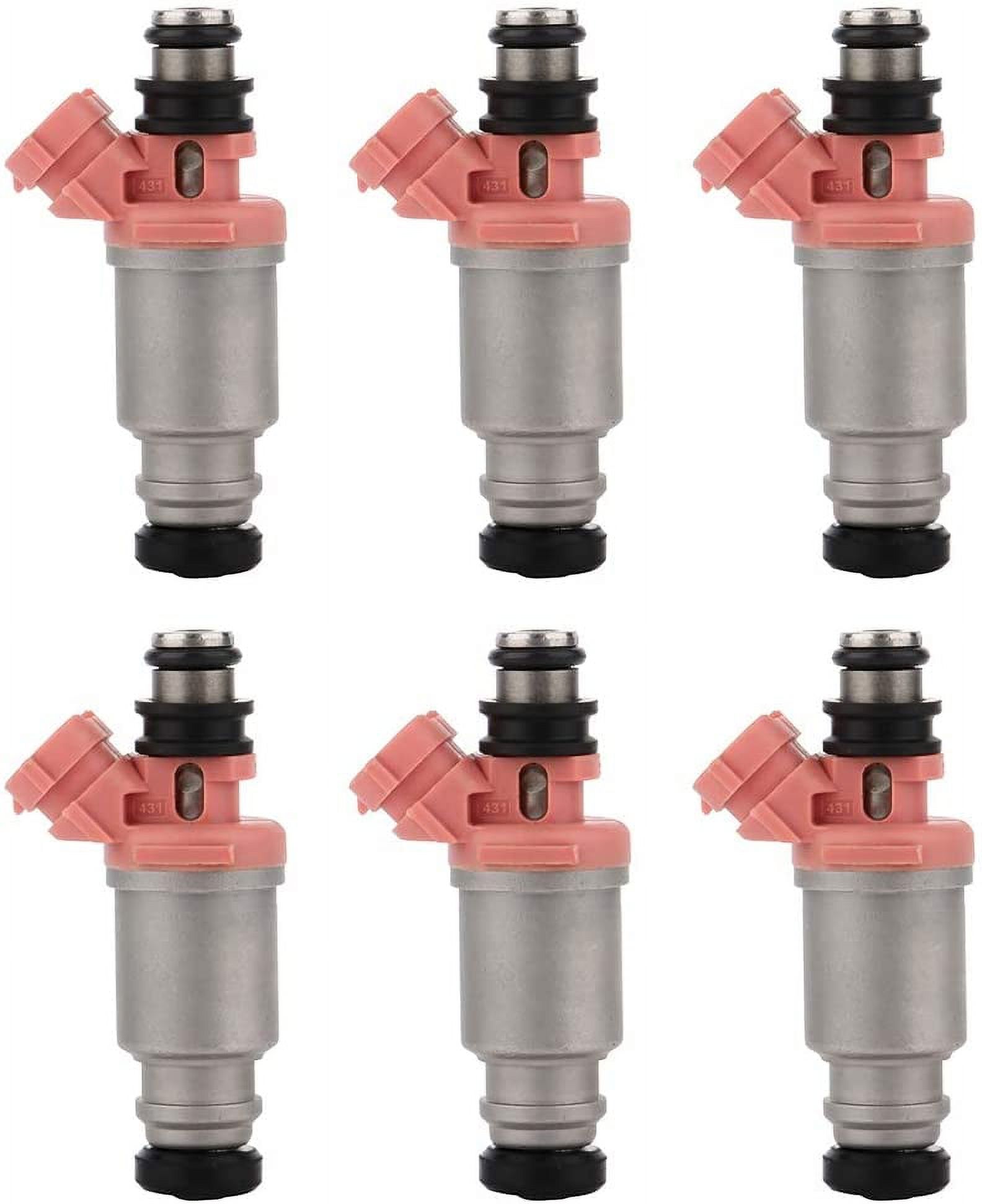 Fuel Injectors ECCPP 6 pcs 5 Holes Fuel Injector Kit 021906031D fit for ...