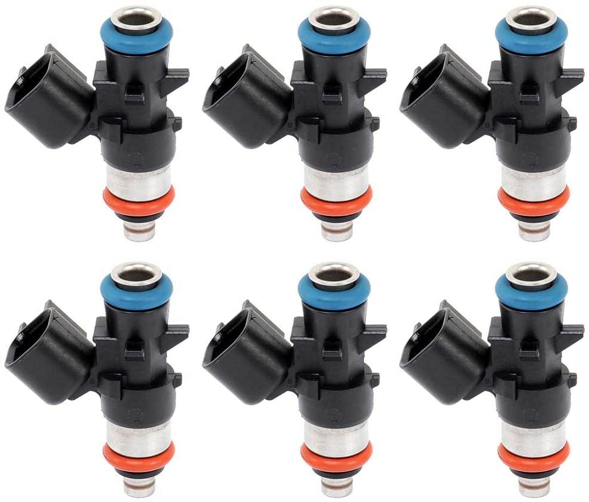 Fuel Injectors ECCPP 6pcs 4 Holes Fuel Injector Kit 0280158233 fit for ...