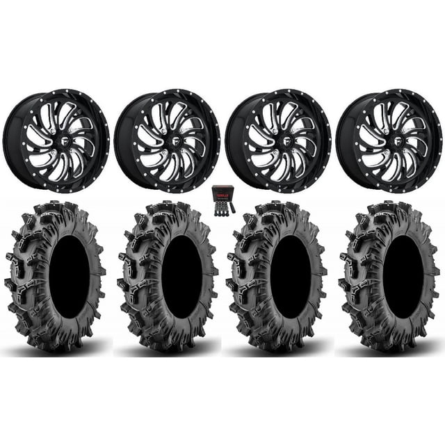 Fuel Kompressor 22" Wheels Bk 42" Terminator Max Tires Can-Am Commander ...
