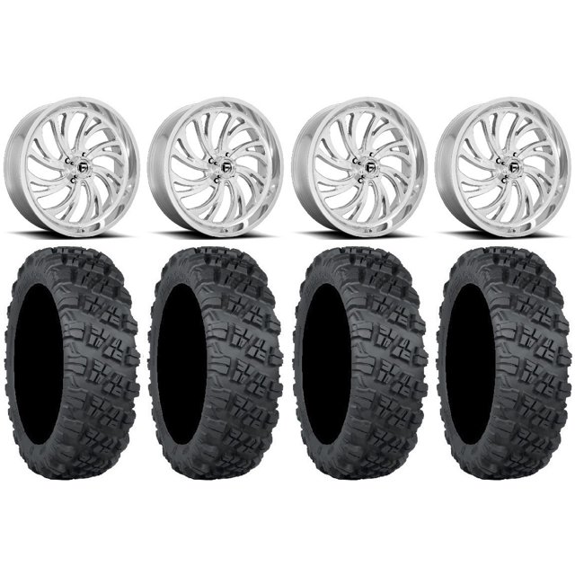 Fuel Kompressor Polished 20" Wheels 35" Versa Cross V3 Tires Can-Am ...