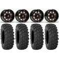 Fuel Lethal Orange 15" Wheels 30" XTR370 Tires Sportsman RZR Ranger ...