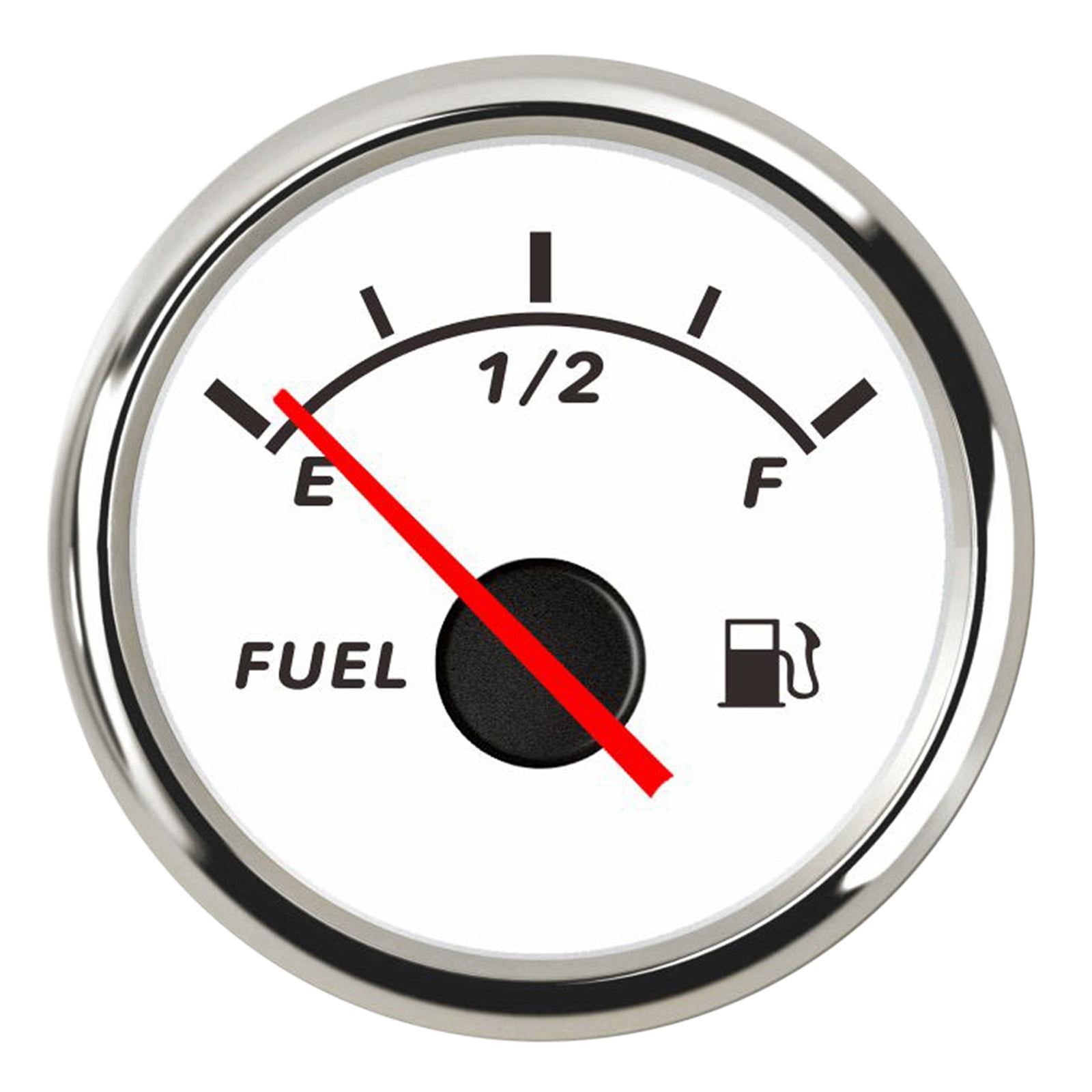 Fuel Level Gauge Meter 0-190 Ohm With Red Backlight 100-500mm Stainless ...