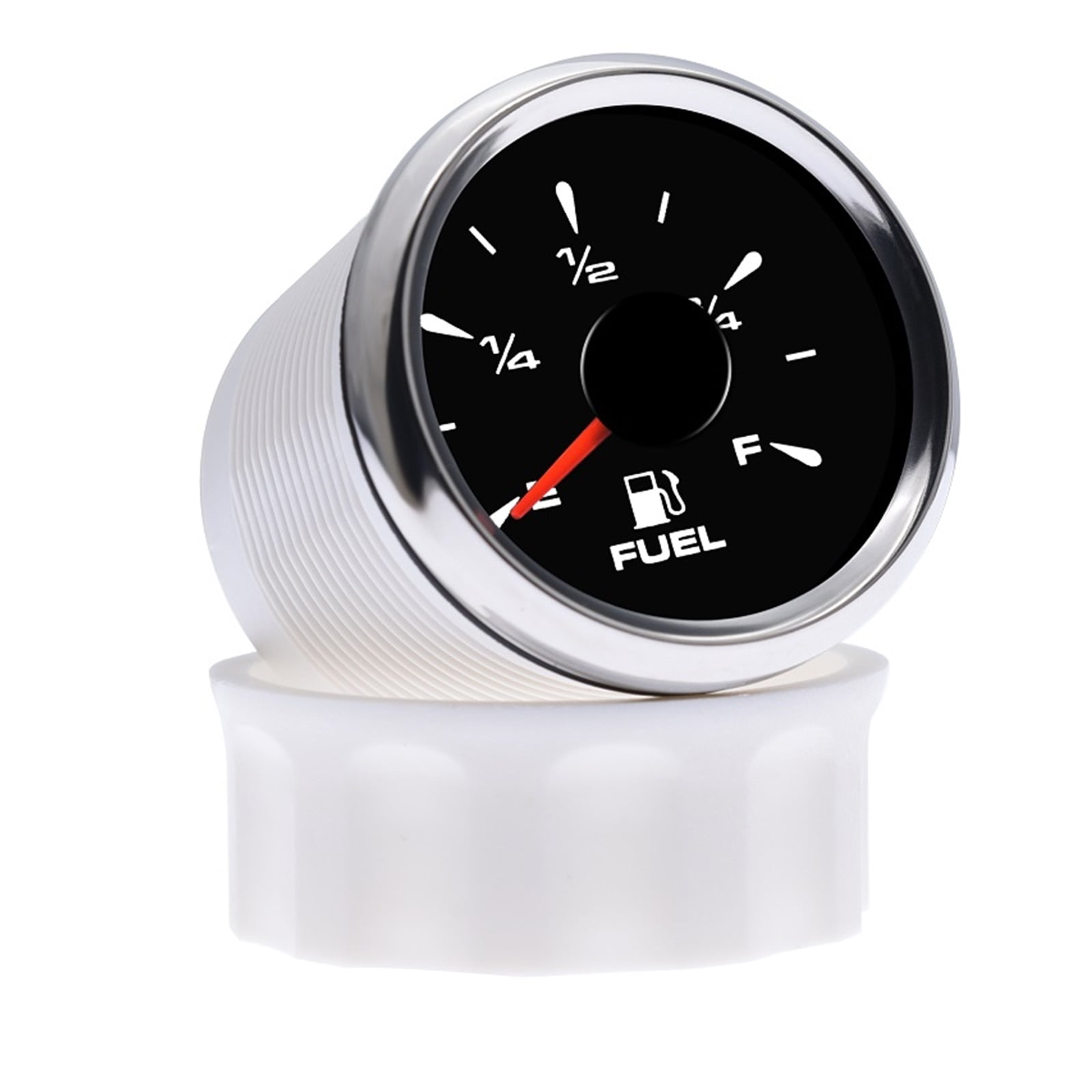 Fuel Level Sensor + Fuel Level Gauge With 7 Colors Backlit Water Tank Level Indicator Meter Fuel ...