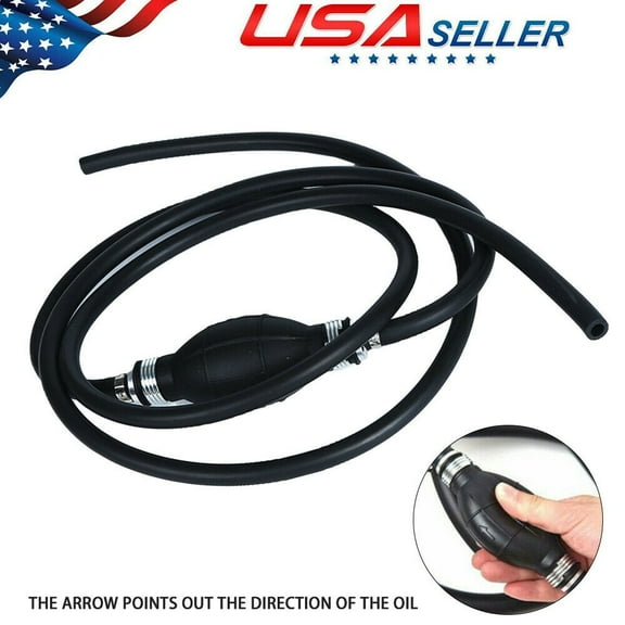 Outboard Fuel Line with Primer Bulb, 3/8" Diameter Marine Boat Fuel ...
