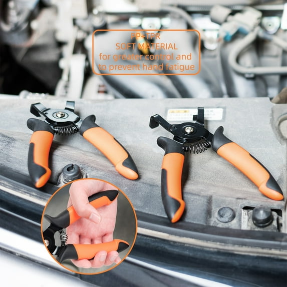 Fuel Line Disconnect Tool Pliers 85 Degree Push Pin Panel Clip Pliers ...