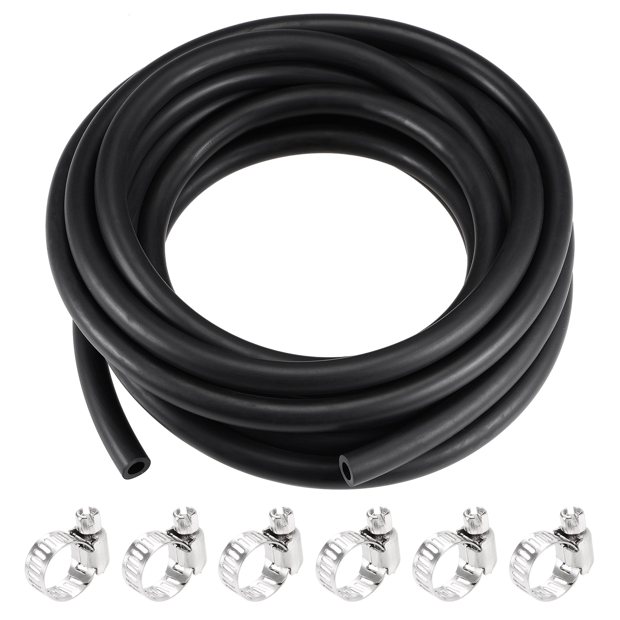 Fuel Line Hose 6mm(1/4") ID 10mm OD 16ft Oil Line Fuel Pipe Rubber ...