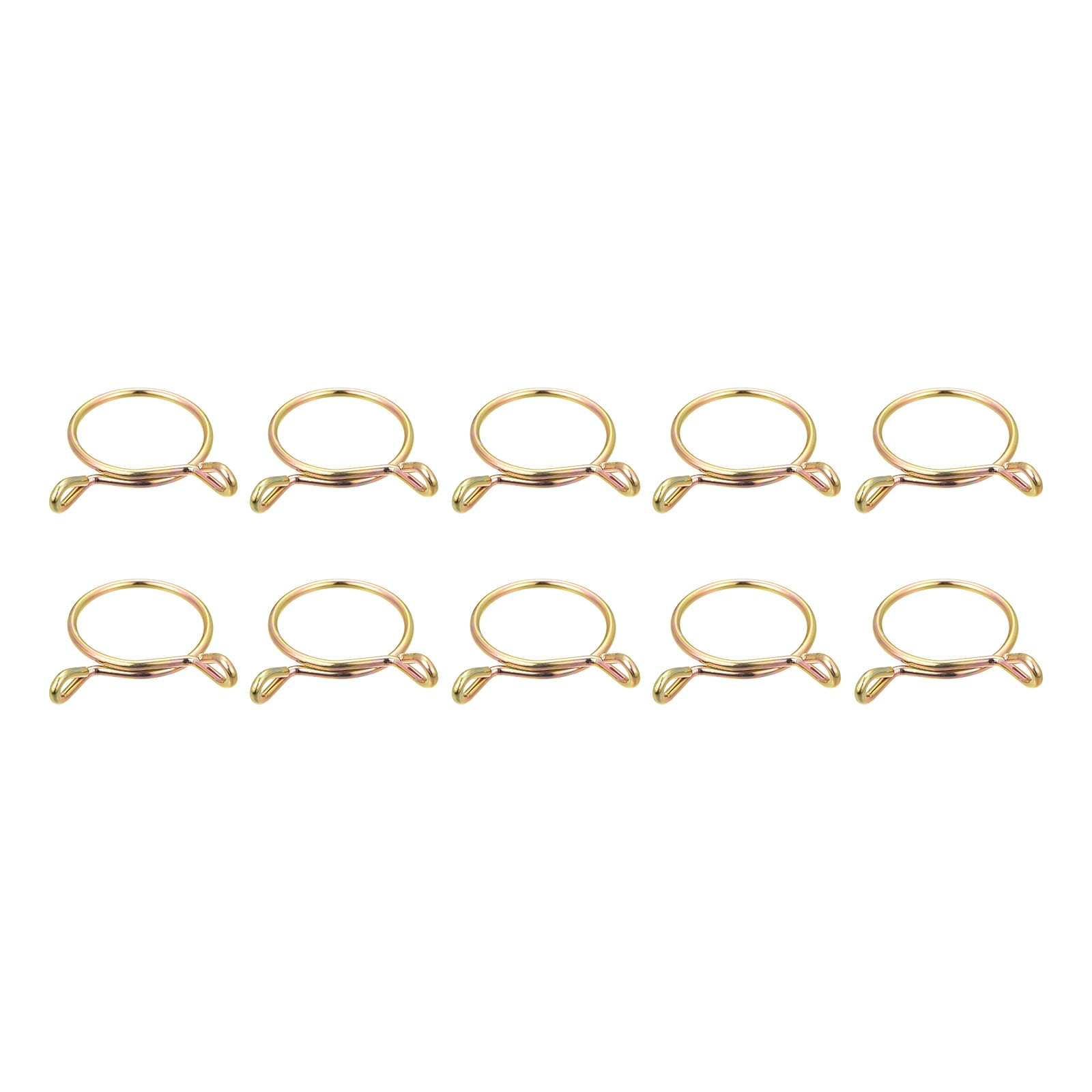 Fuel Line Hose Clips, 10 Pack 36mm 65Mn Steel Single Wire Tubing Spring ...