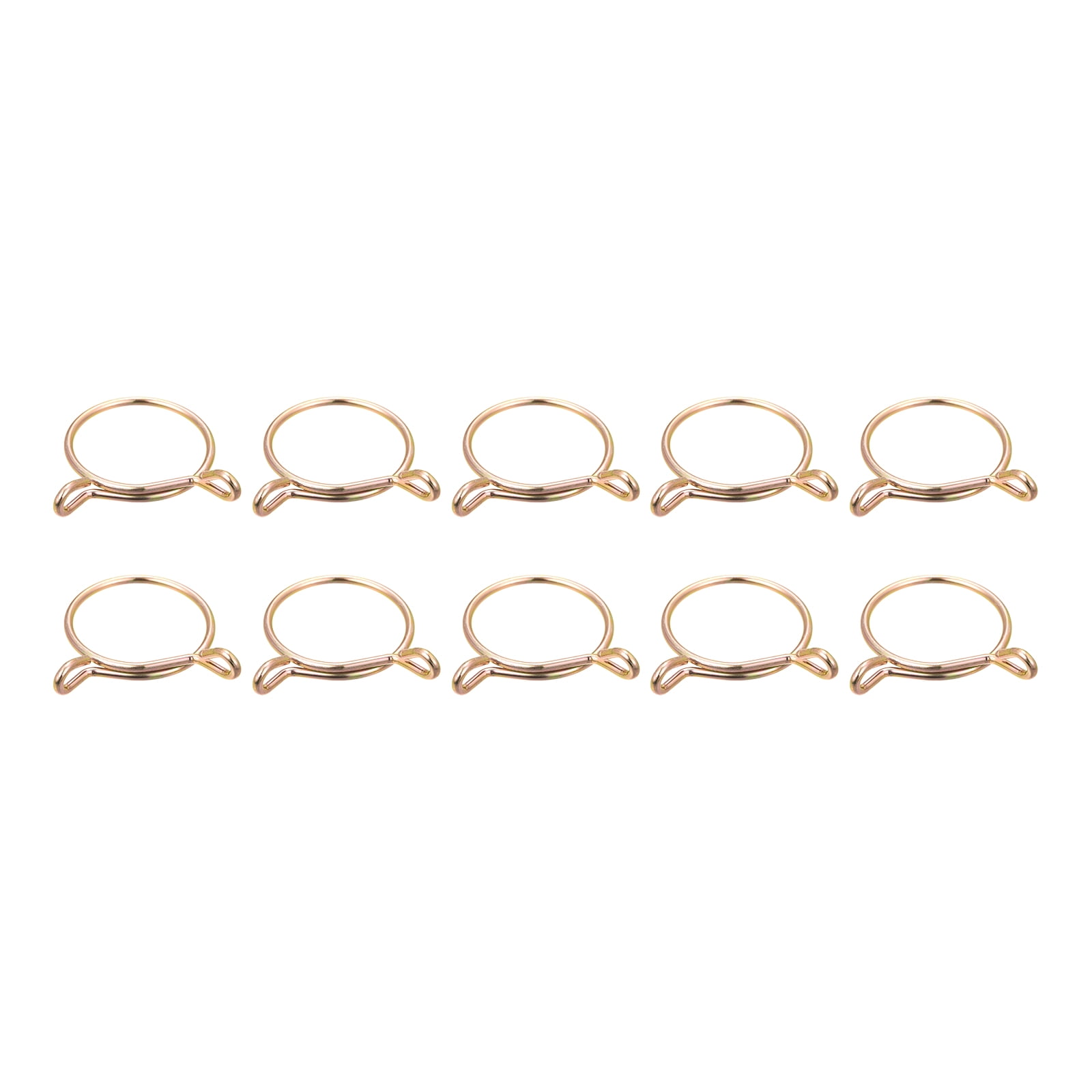 Fuel Line Hose Clips, 10 Pack 40mm 65Mn Steel Single Wire Tubing Spring ...