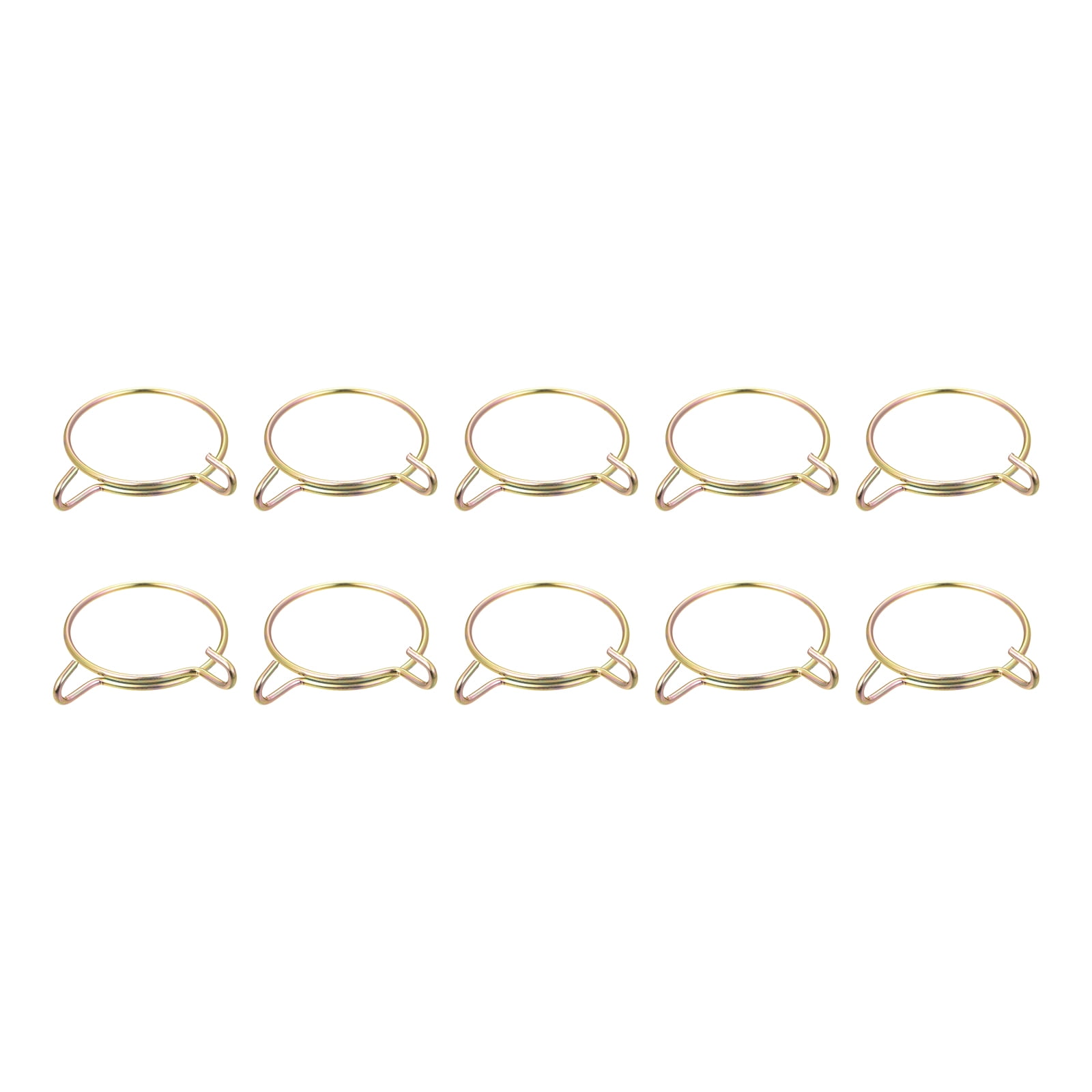 Fuel Line Hose Clips, 10 Pack 55mm 65Mn Steel Single Wire Tubing Spring ...