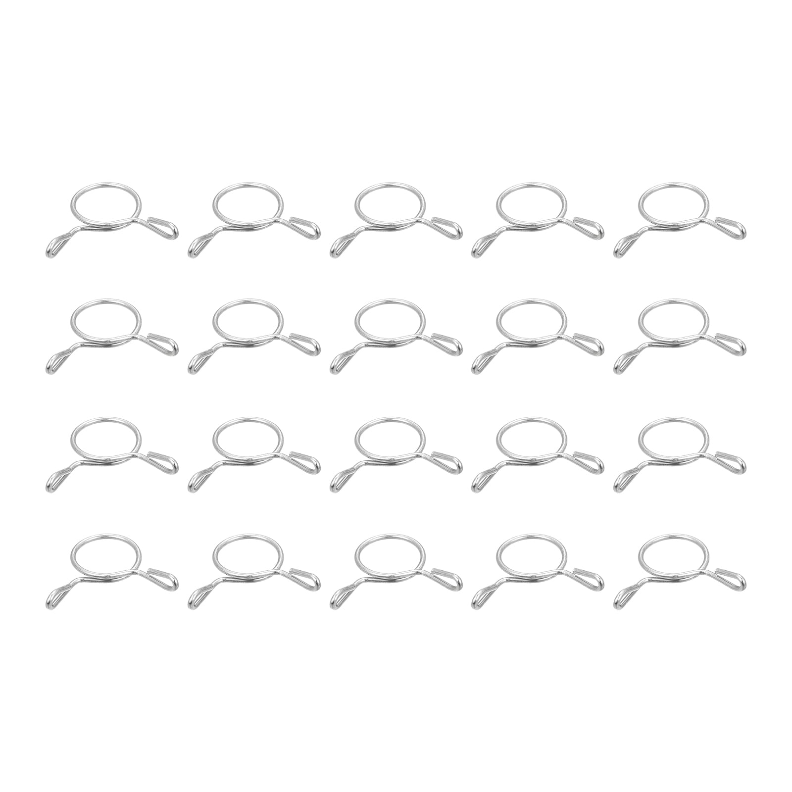 Fuel Line Hose Clips, 100 Pack 12mm 304 Stainless Steel Single Wire ...