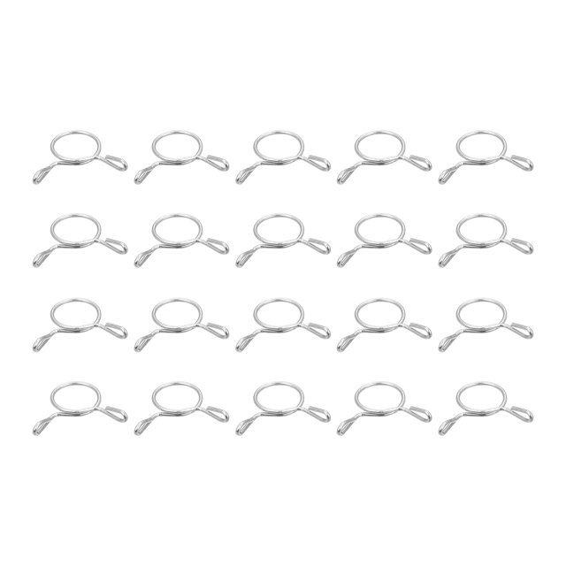 Fuel Line Hose Clips, 100 Pack 12mm 304 Stainless Steel Single Wire ...