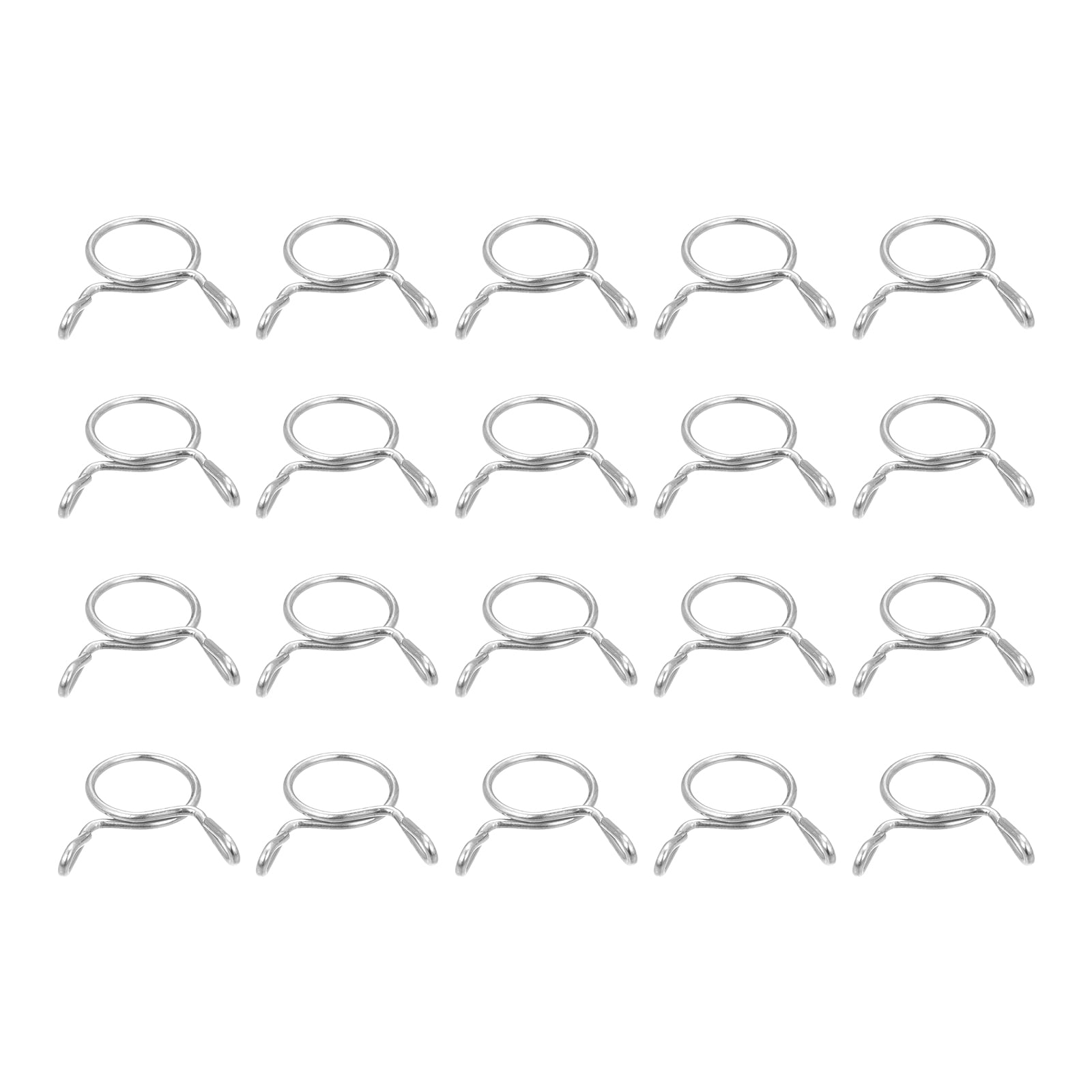 Fuel Line Hose Clips, 100 Pack 9mm 304 Stainless Steel Single Wire ...