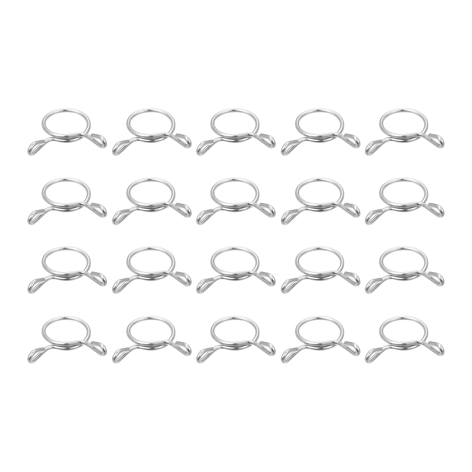 Fuel Line Hose Clips, 20 Pack 18mm 304 Stainless Steel Single Wire ...