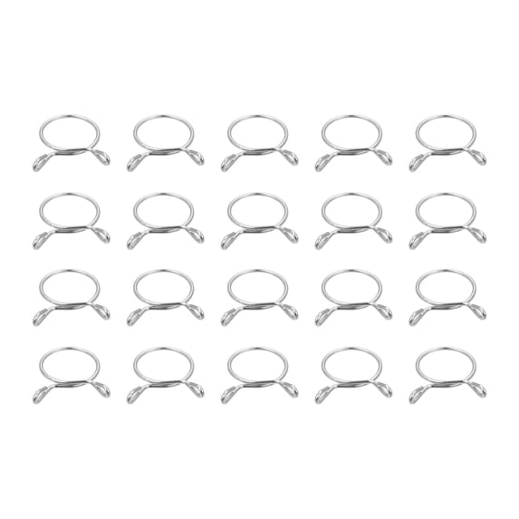 Fuel Line Hose Clips, 20 Pack 22mm 304 Stainless Steel Single Wire ...