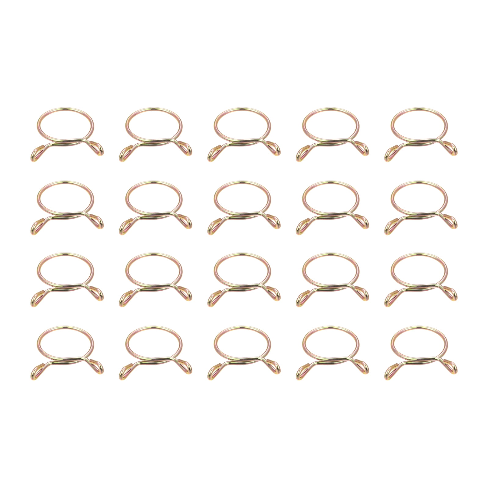 Fuel Line Hose Clips, 20 Pack 22mm 65Mn Steel Single Wire Tubing Spring ...