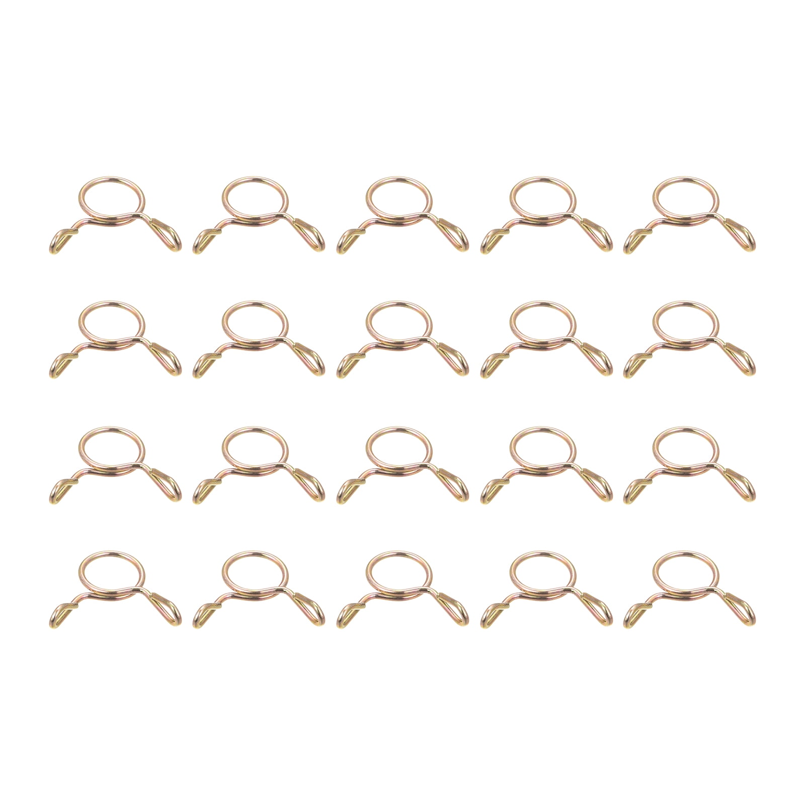 Fuel Line Hose Clips, 20 Pack 8mm 65Mn Steel Single Wire Tubing Spring ...