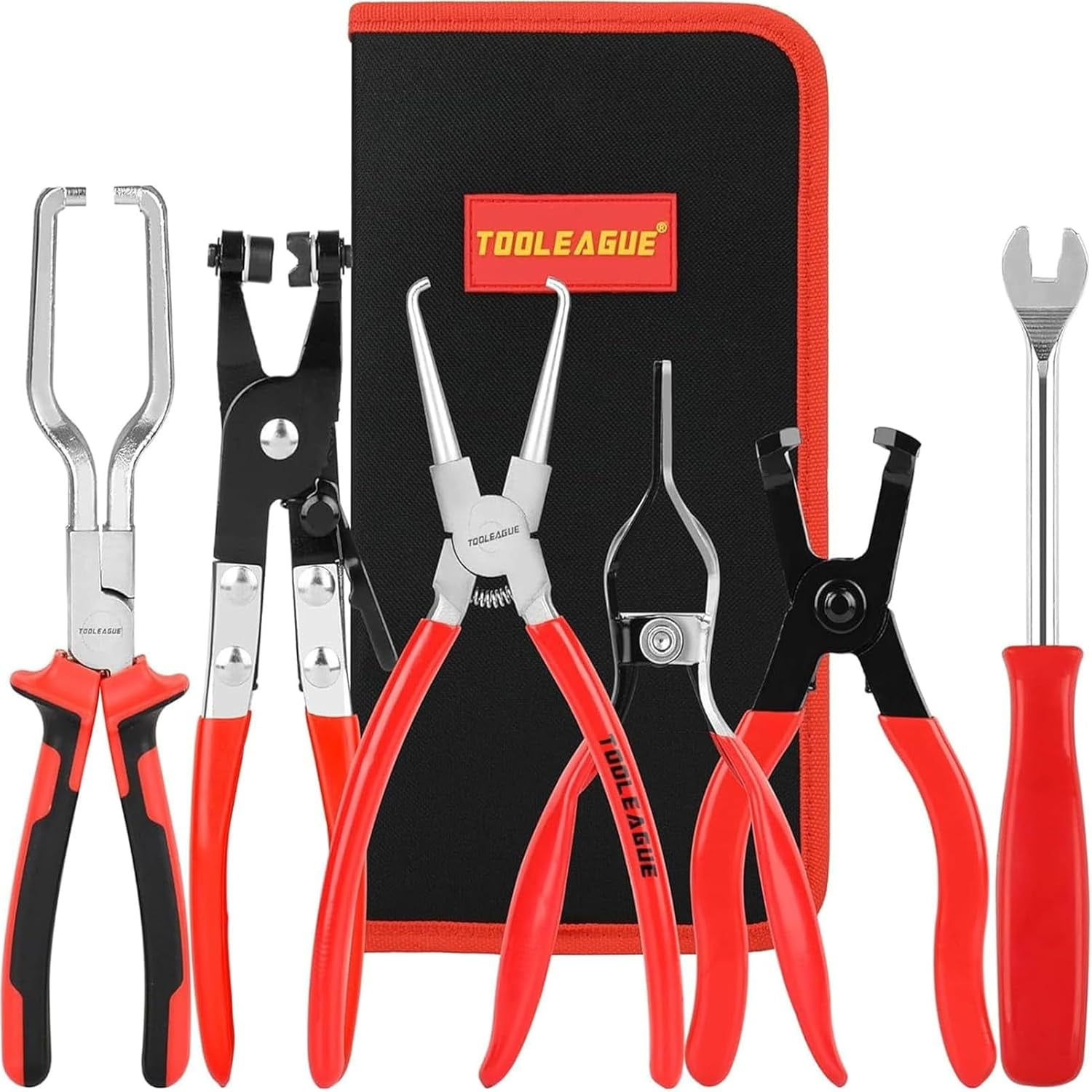 Fuel Line Pliers Set 6Pcs, Hose Remover, 9" Fuel Filter Caliper, Hose ...