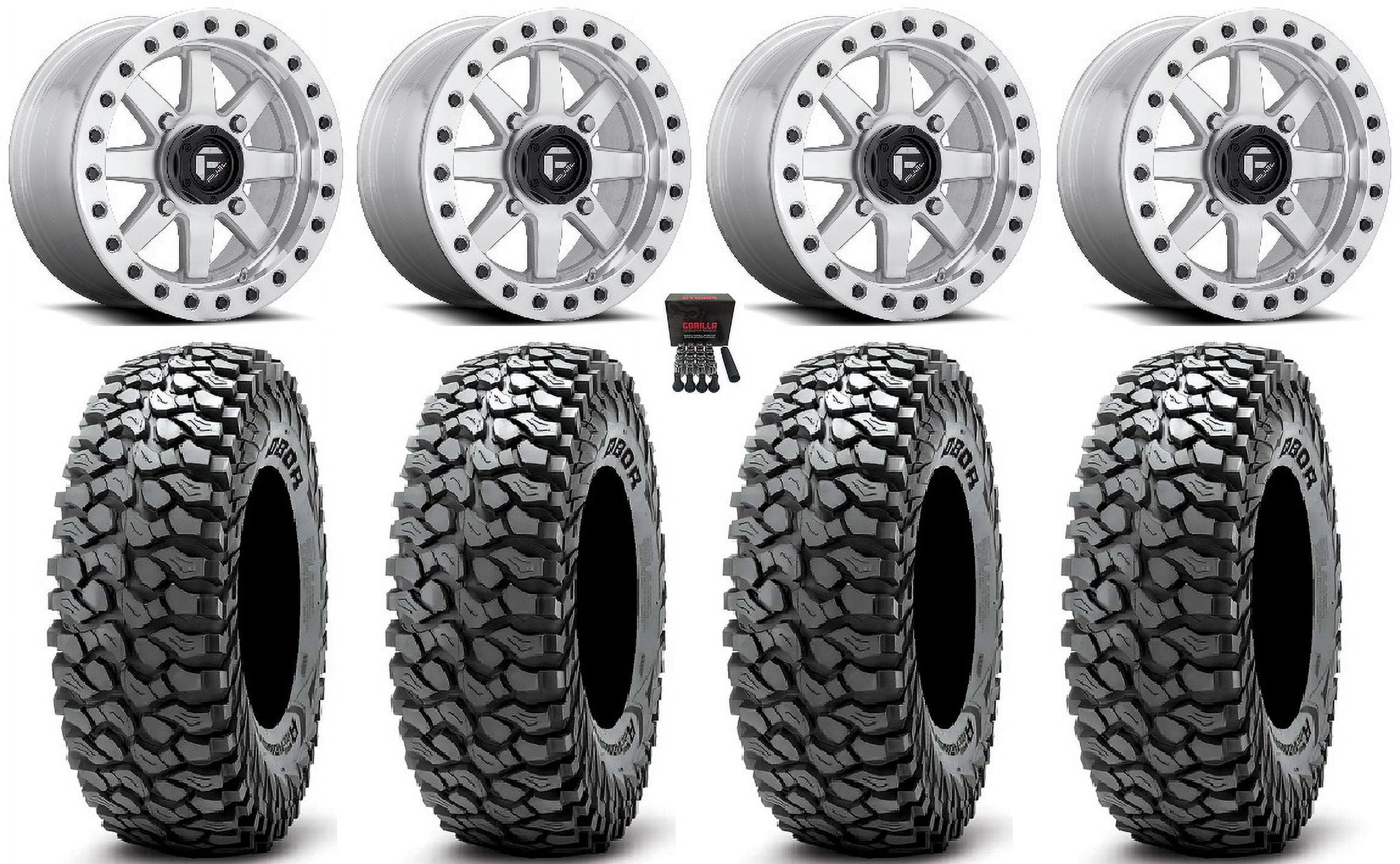 Fuel Maverick Bdlk 15" Wheels Mh 32" RocScraper Tires Can-Am Maverick ...