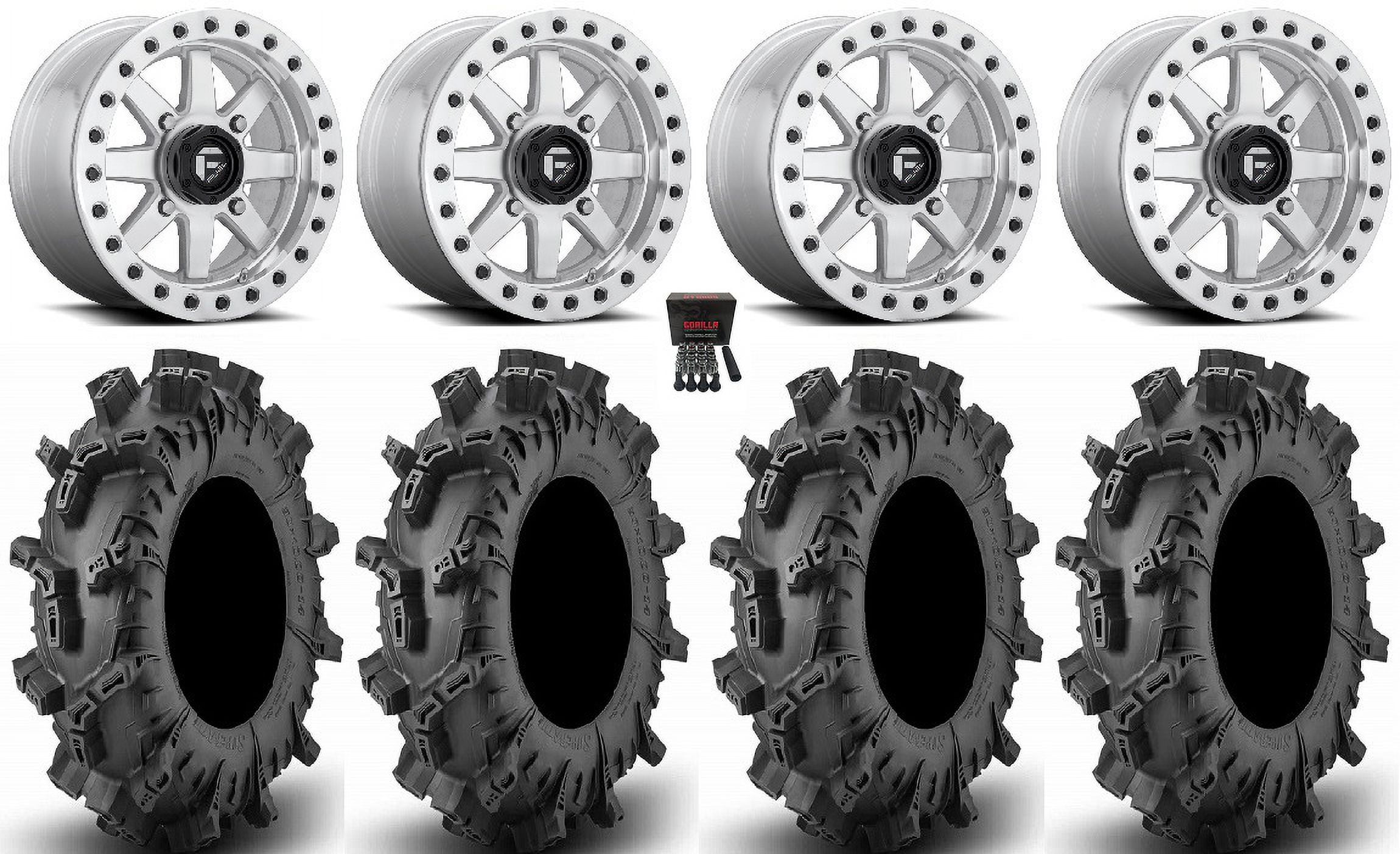 Fuel Maverick Bdlk 15" Wheels Mh 32" Terminator Max Tires Polaris RZR XP 1000 / PRO XP / Ranger ...