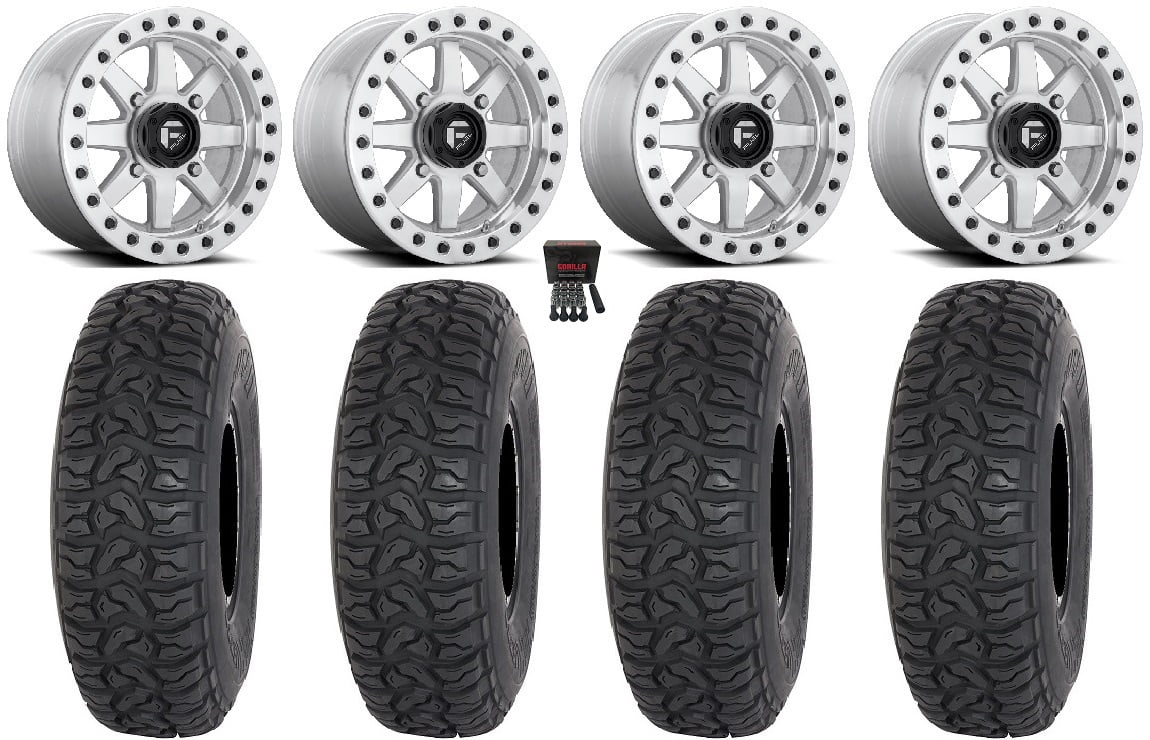 Fuel Maverick Bdlk 15" Wheels Mh 33" Chicane LT Tires Sportsman RZR ...