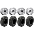 Fuel Maverick Bdlk Mh 15" Wheels 30" Crawler XR Tires Can-Am Commander ...