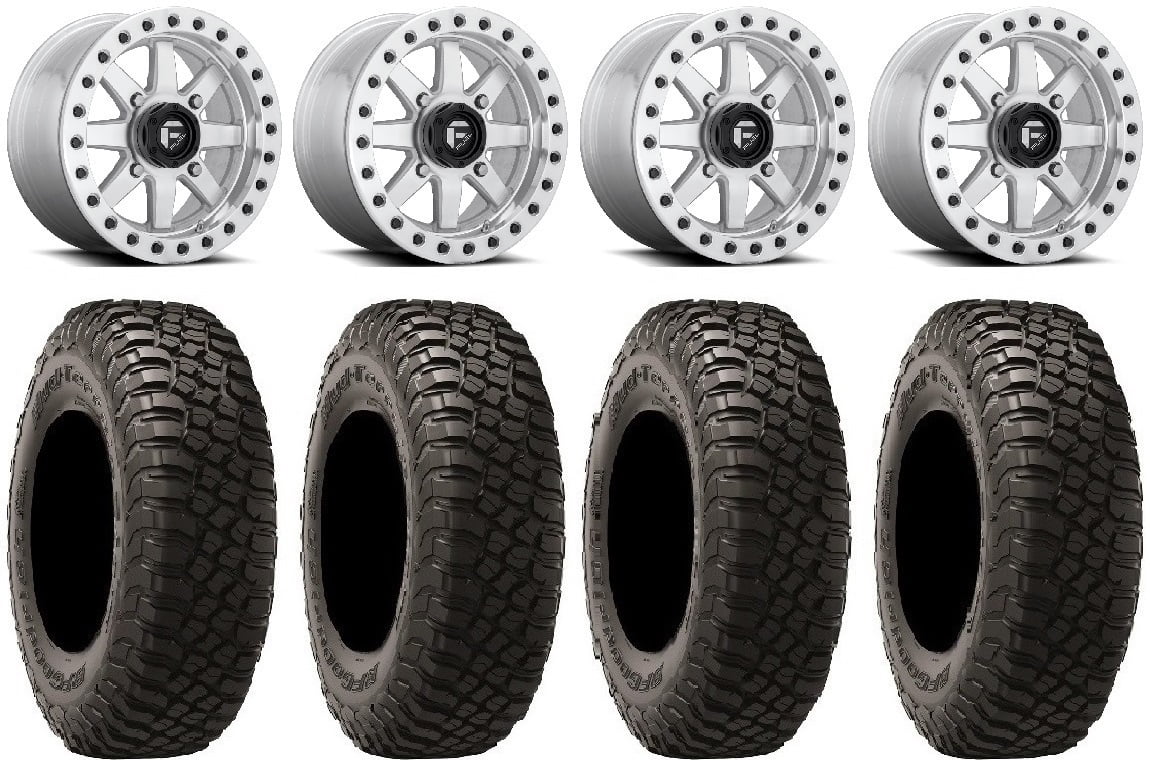 Fuel Maverick Bdlk Mh 15" Wheels 35" BFG KM3 Tires Can-Am Maverick X3 ...