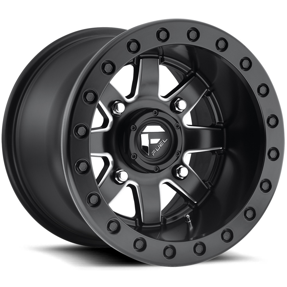 Fuel Maverick Beadlock 14x7 ATV/UTV Wheel - Matte Black/Milled (4/137 ...
