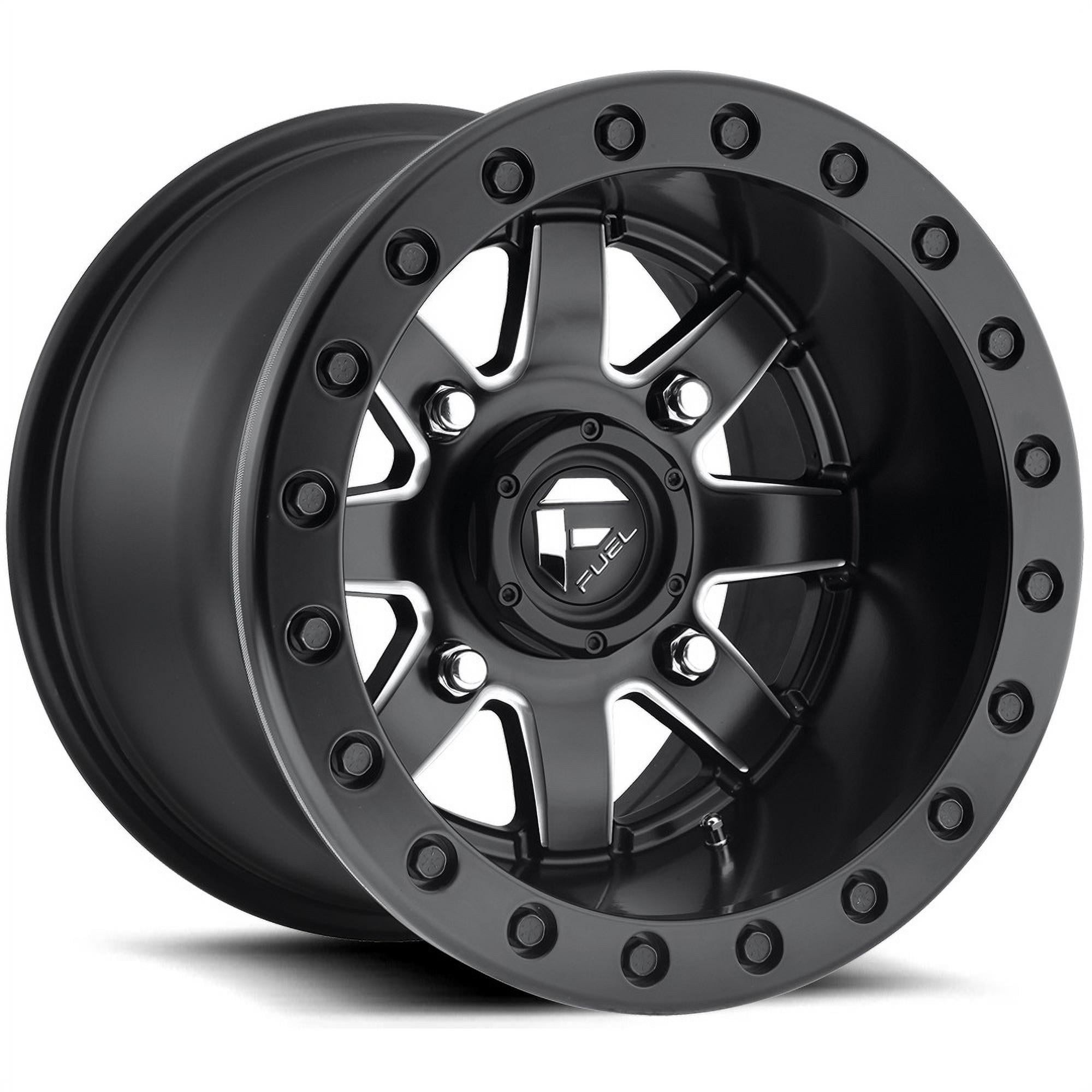 Fuel Maverick Beadlock 15x7 ATV/UTV Wheel - Matte Black/Milled (4/156 ...
