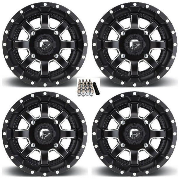 Fuel Maverick UTV Wheels Black 14" Polaris RZR 1000 XP / Ranger XP 900/ ...