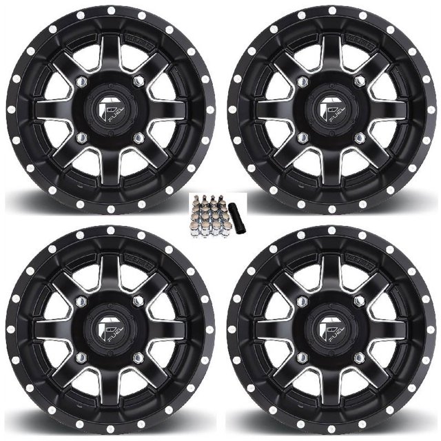 Fuel Maverick UTV Wheels Black 14" Polaris RZR 1000 XP / Ranger XP 900/ ...