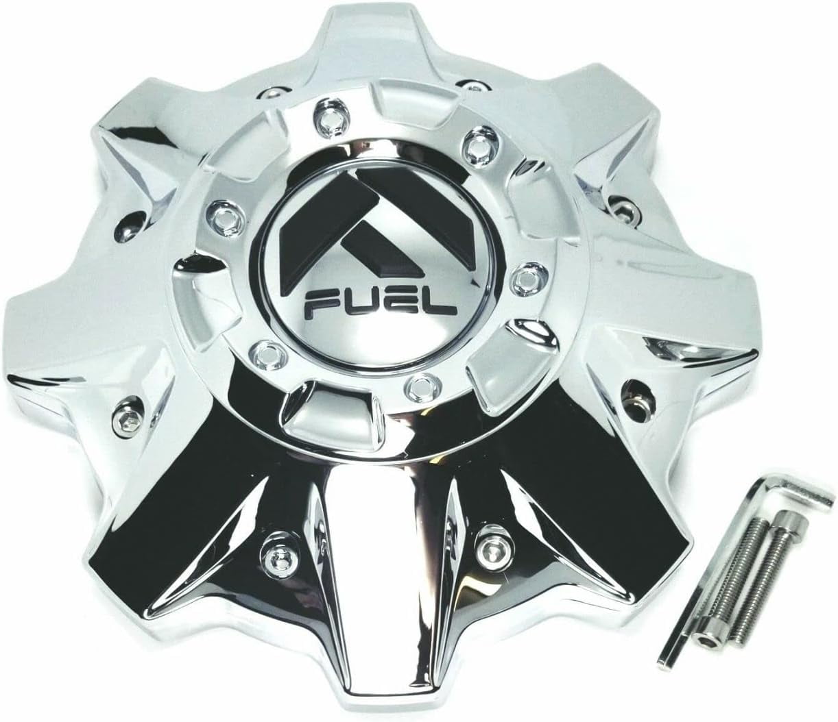 Fuel Offroad Cap M-721 1002-53 8 Lug Chrome Center Cap Cap M-447 ST ...