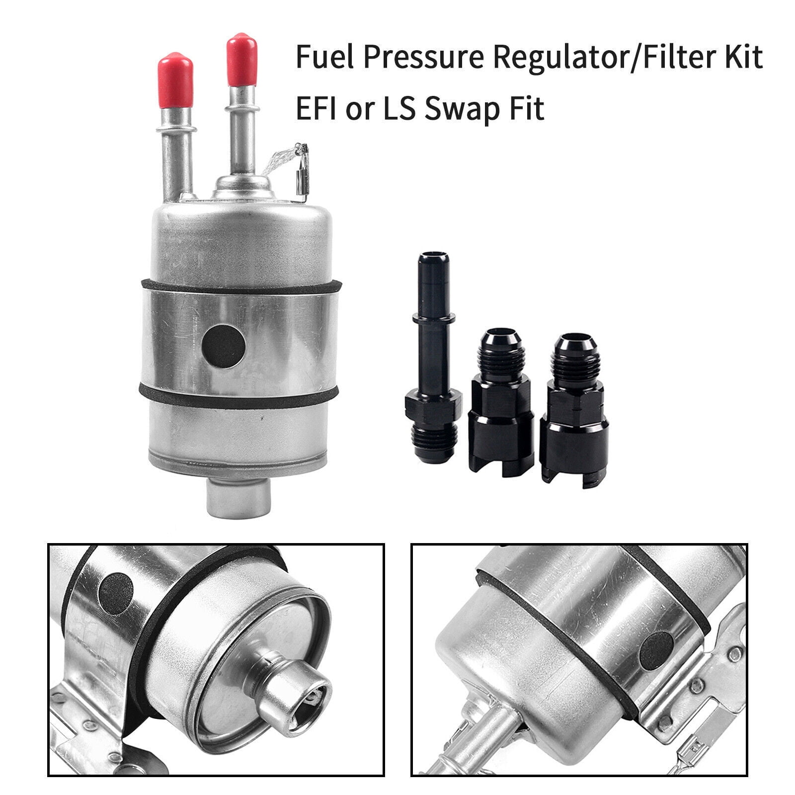 Fuel Pressure Regulator/Filter Kit AN6 fittings EFI /LS Swap Fit For C5 ...