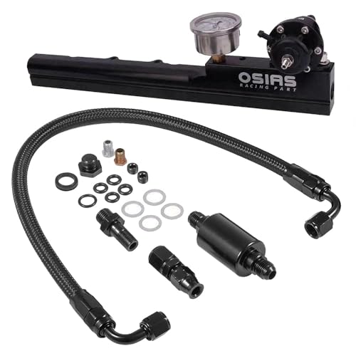 Fuel Pressure Regulator Gauge & Fuel Rail Kit B16 B18 B20 LS GSR B ...