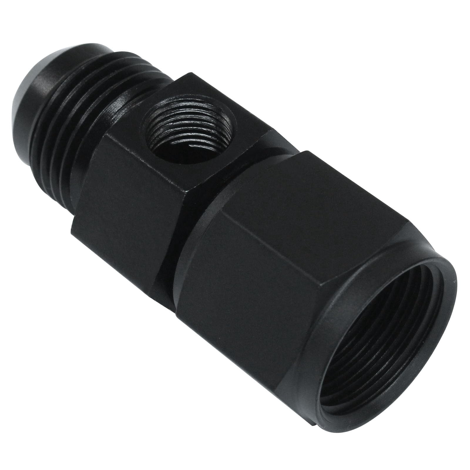 Fuel Pressure Take Off Fitting Male Flare to -12 Female Swivel with 1/8 ...