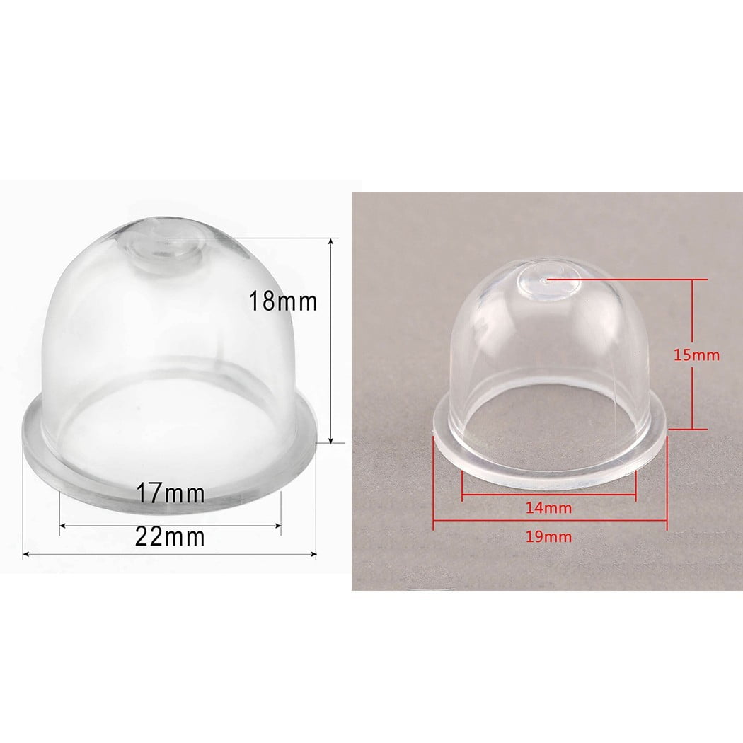 Fuel Primer Bulbs 2-Pack for Blowers & Hedge Trimmers, 19mm & 22mm ...