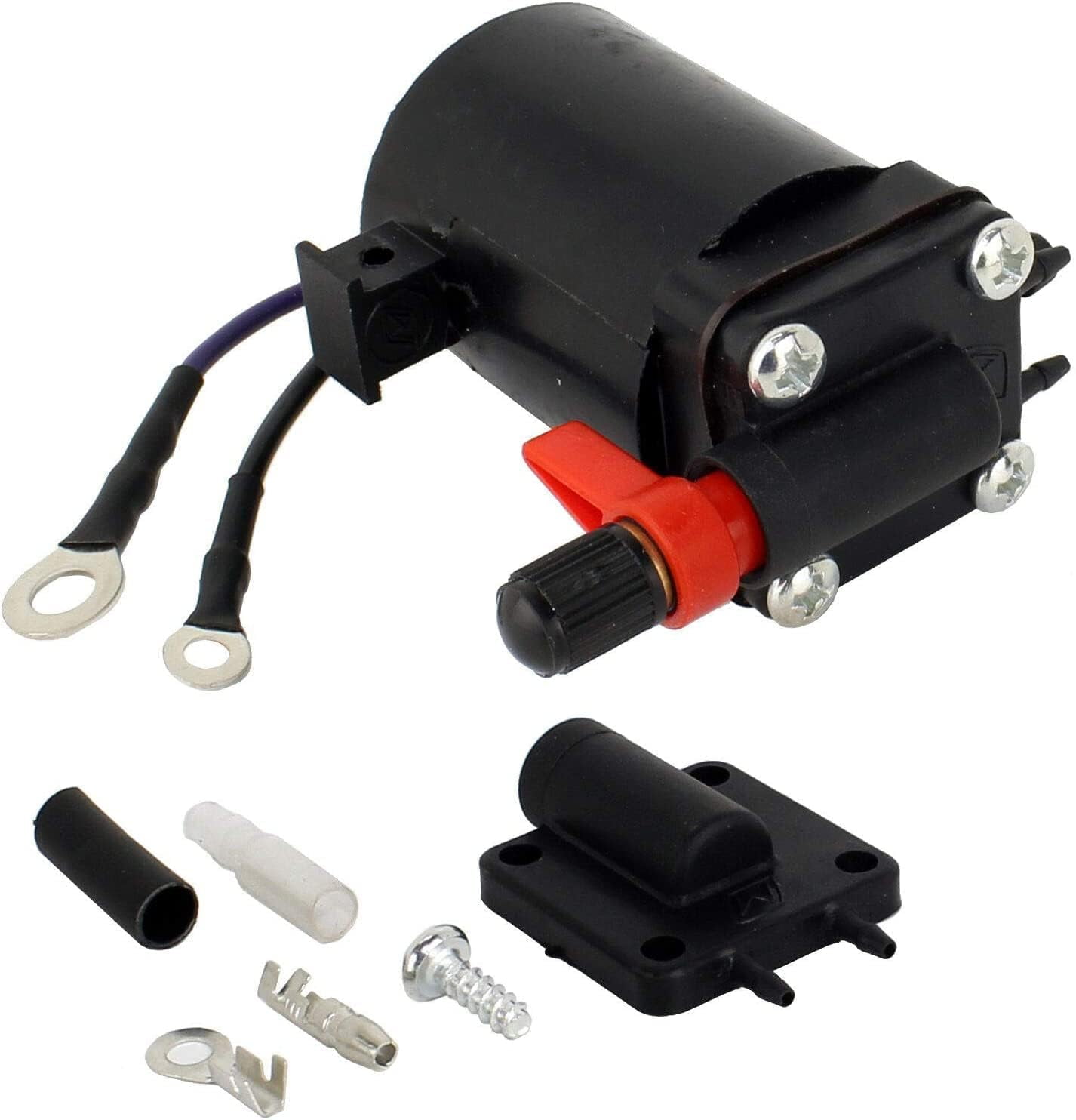 Fuel Primer Choke Solenoid Valve Compatible with Omc Johnson Evinrude 9 ...