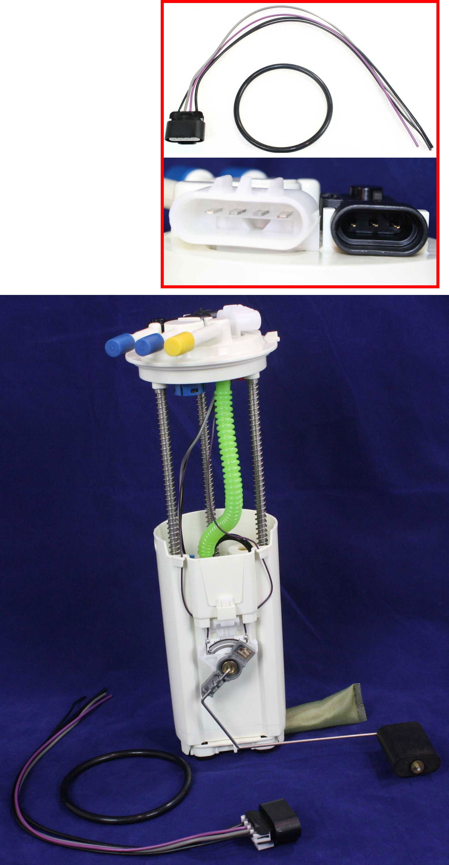 Fuel Pump Compatible with 1997-2002 Chevrolet Blazer GMC Jimmy 6Cyl 4 ...