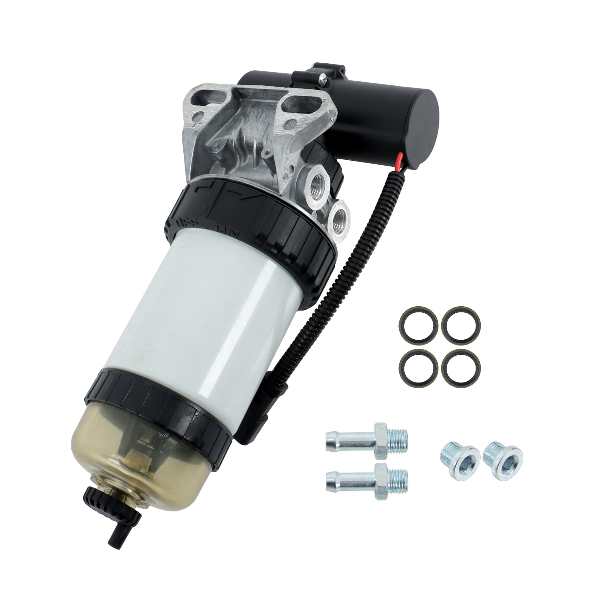 Fuel Pump Fuel Filter Assembly Replacement for JCB DieselMax 444 CAT ...