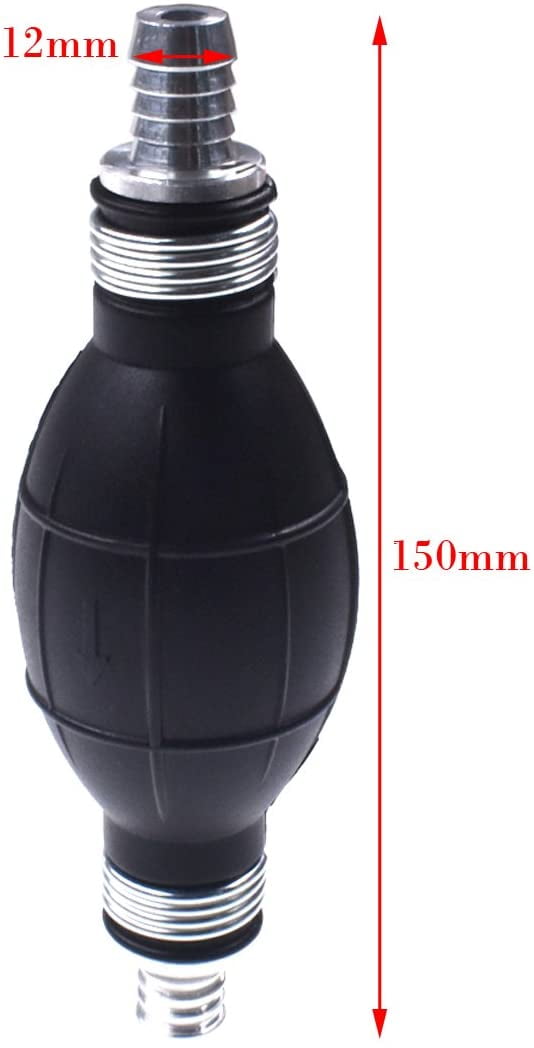 Fuel Pump Fuel Line Hand Primer Bulb 12mm 1/2‘’ inch Rubber fit for Car ...