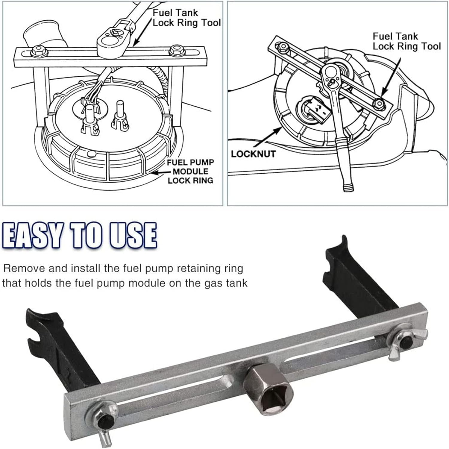 Fuel Pump Lock Ring Tool, Fuel Pump Removal Tool,Fuel Pump Lid Tank ...