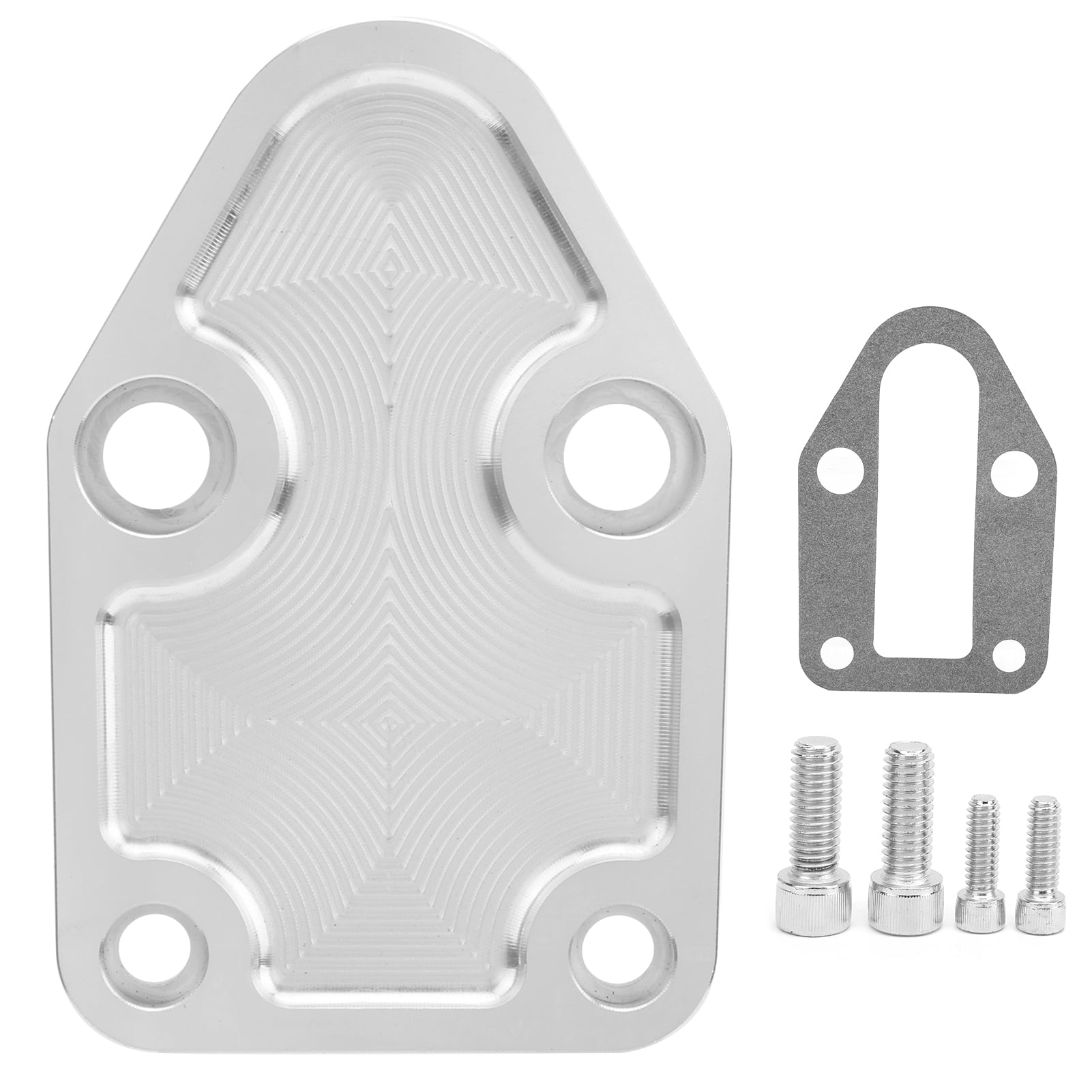 Fuel Pump Mounting Plate Kit with Gasket Fit for Chevy Small Block 283 ...