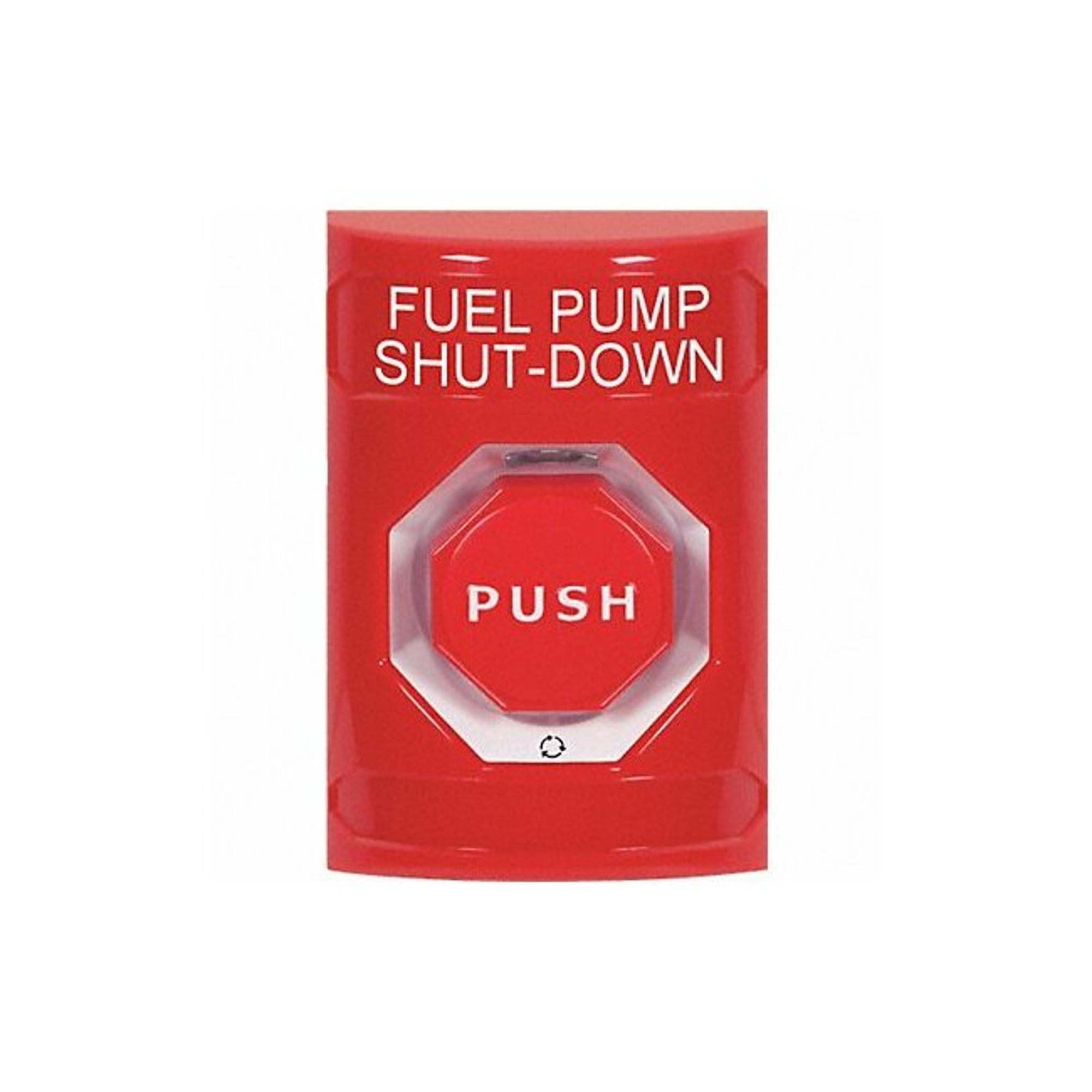 Fuel Pump Shutdown Push Button,Red,SPDT - Walmart.com