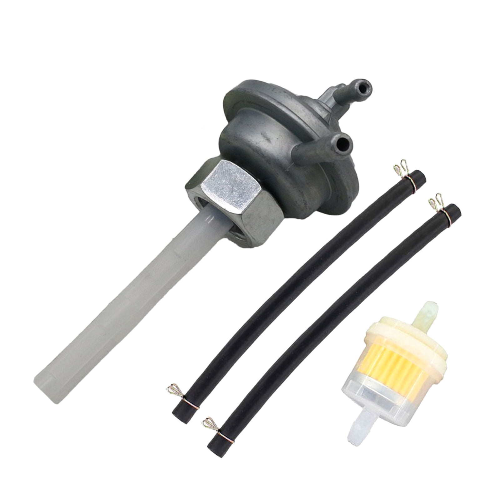 Fuel Pump Vacuum Petcock with 50mm White Tube Replacement Motorcycle ...